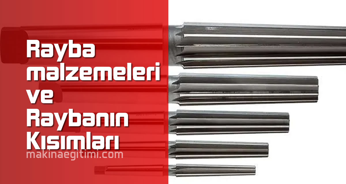 Rayba Malzemeleri ve Raybanın Kısımları - Makine Eğitimi